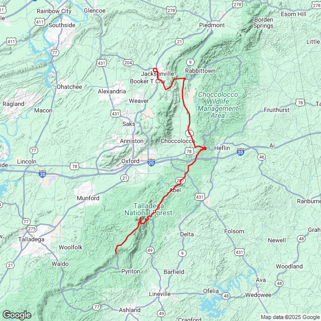 Cheaha Challenge Gran Fondo 2023 Weather Forecast